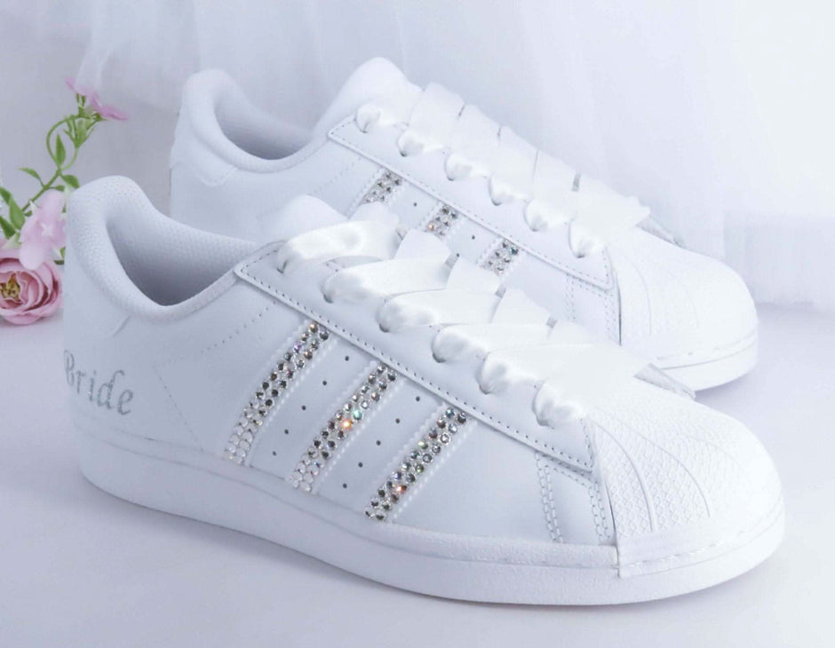 Adidas Bridal Trainers | Crystal Shoe Designs